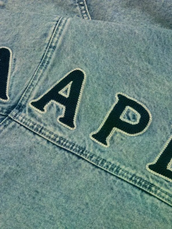 A BATHING APE Hooded Denim Jacket