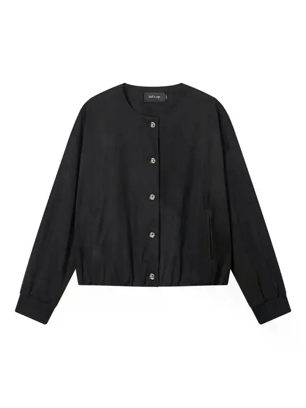 TOUT A COUP Button-embellished Drawstring Jacket