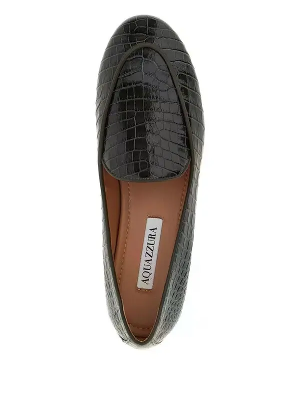 AQUAZZURA Guanto Leather Loafers