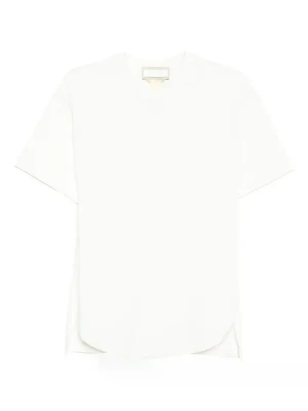 LITKOVSKA Asymmetric Cotton T-shirt - White