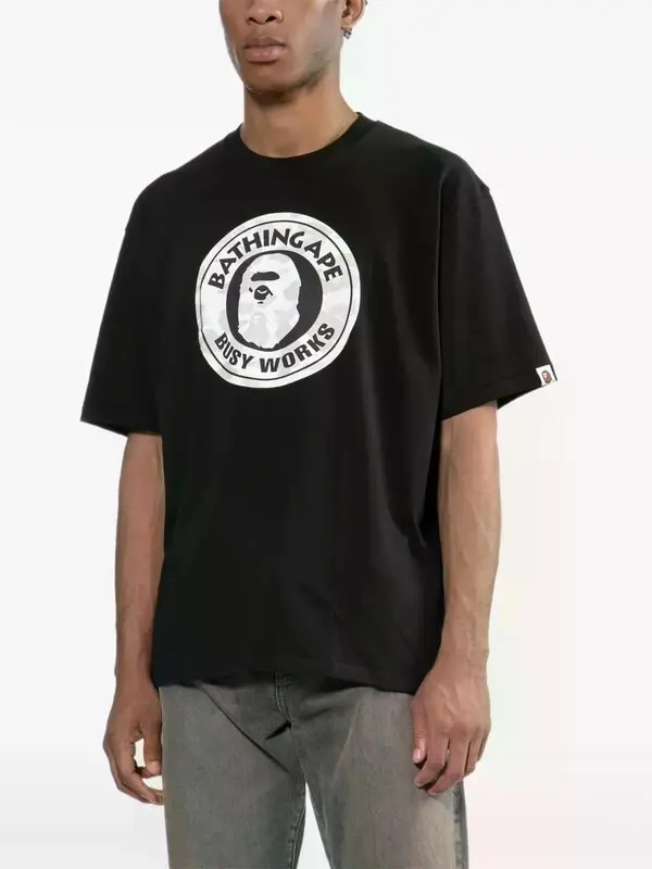 A BATHING APE Logo-printed T-shirt