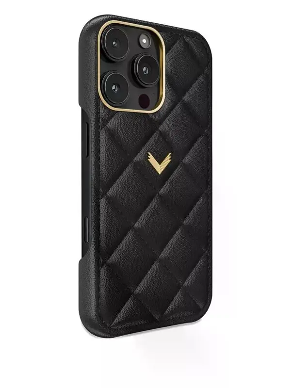 VELANTE Quilted Leather Iphone 16 Case
