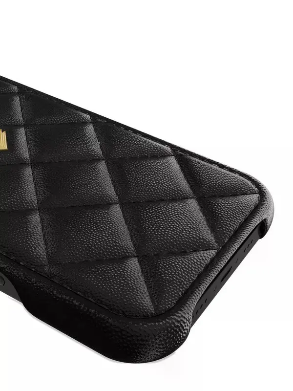 VELANTE Quilted Leather Iphone 16 Case