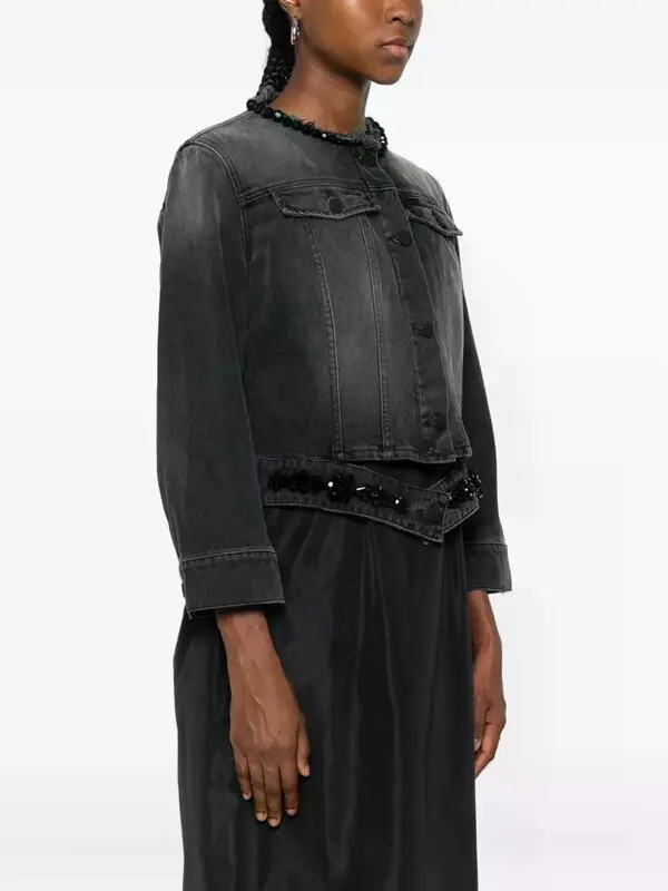 Simone Rocha Distressed Beaded Jacket