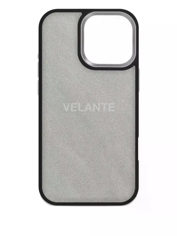 VELANTE Quilted-leather Iphone 16 Pro Phone Case - Night Blue - Blue