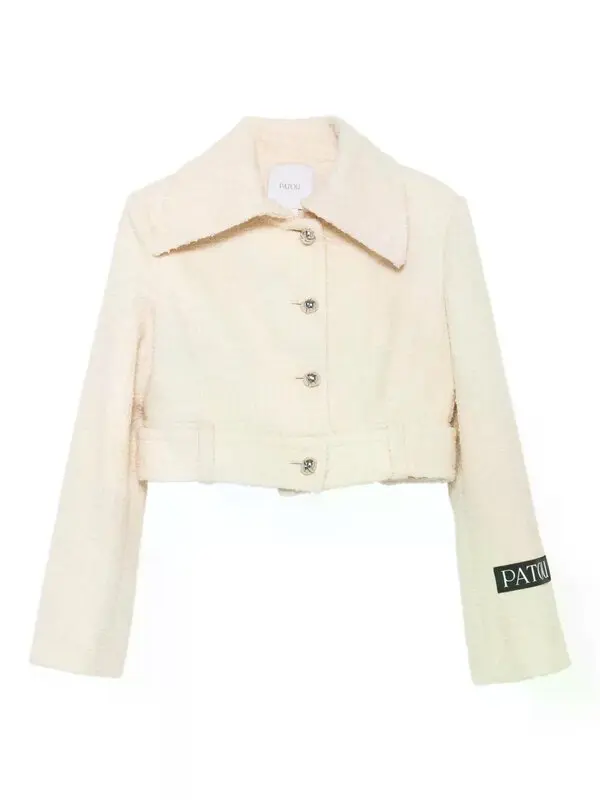PATOU Textured Cropped Jacket