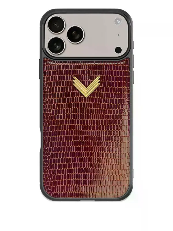 VELANTE Leather-textured Iphone 17 Pro Max Phone Case - Brown