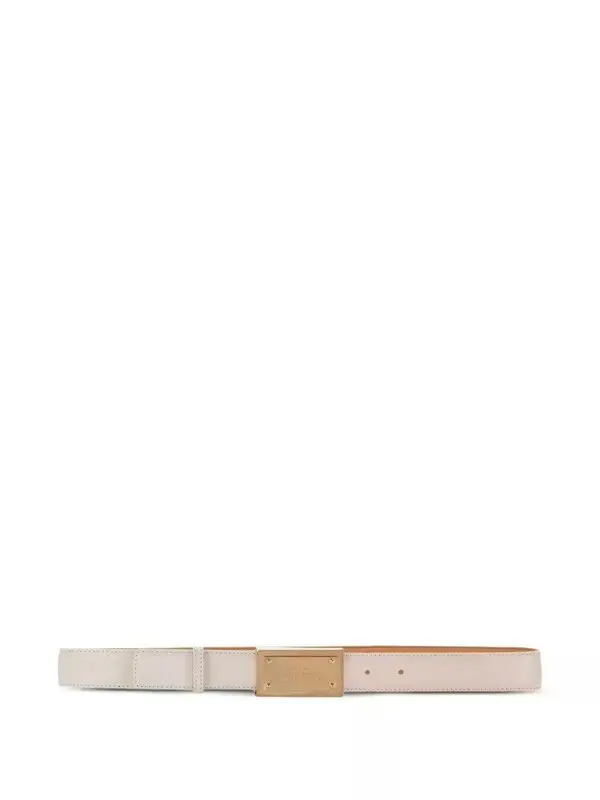 Elisabetta Franchi Embossed Belt - Neutrals