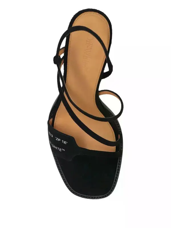 Off-White Strappy Heel Sandals