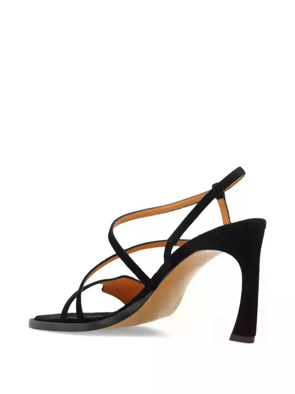 Off-White Strappy Heel Sandals