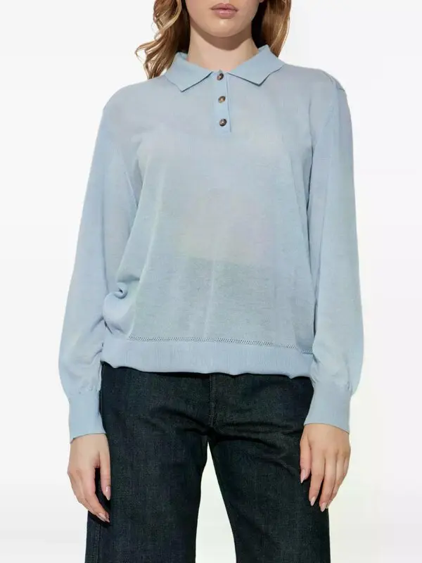 Rag & Bone Buttoned Polo Top