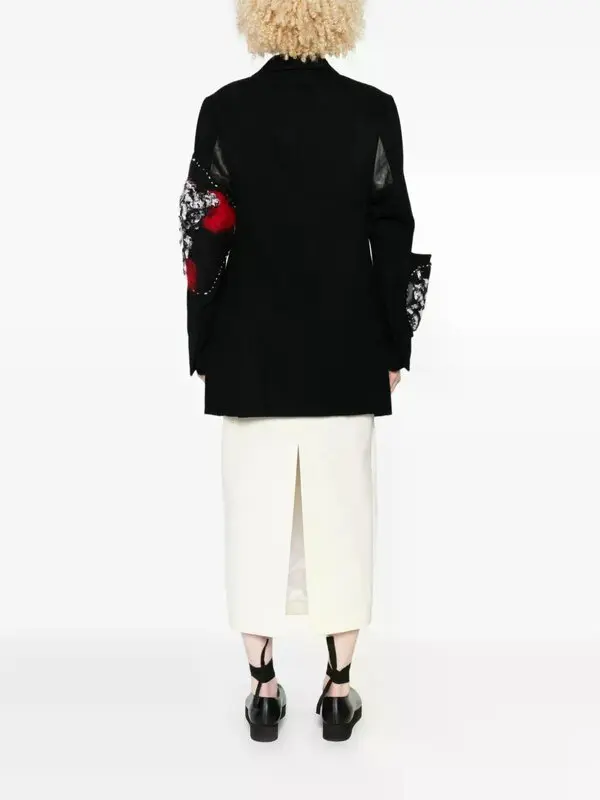 Yohji Yamamoto Wool Panelled Jacket