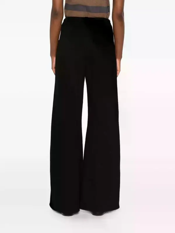 HANNES ROETHER Drawstring Flared Trousers