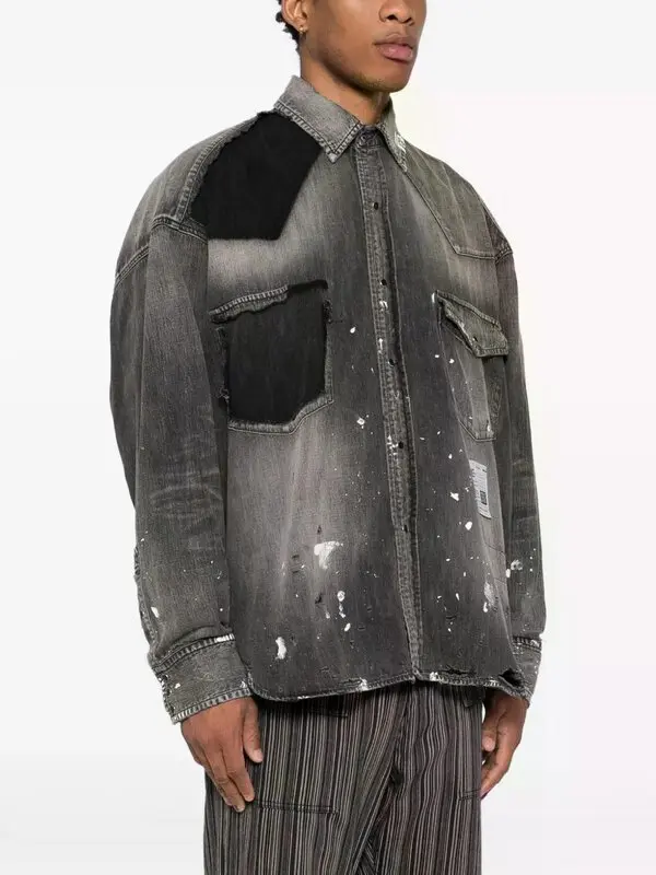 Mihara Yasuhiro Logo-patched Shirt