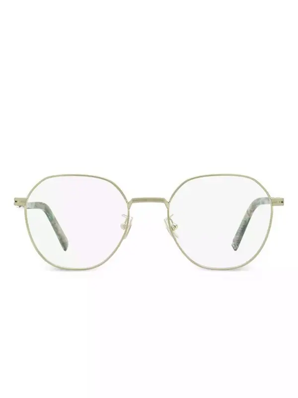 Zegna Geometric Single-bridge Glasses - Grey