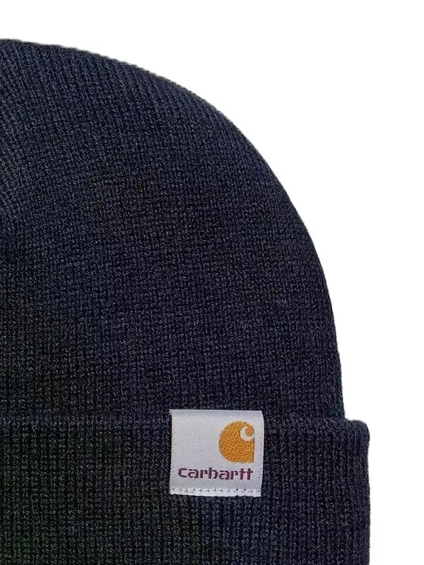 Carhartt Work In Progress Logo-patch Beanie - Blue