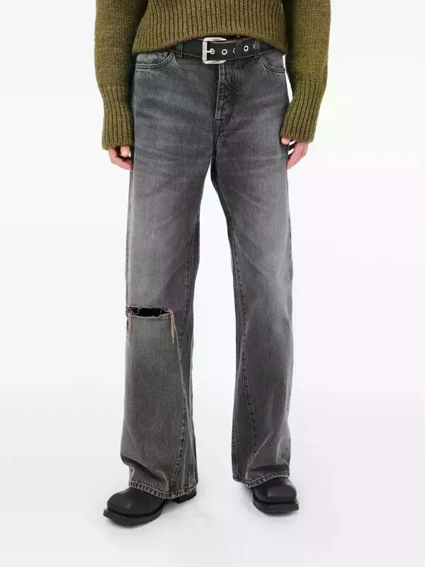 Our Legacy Ripped-detail Jeans - Grey