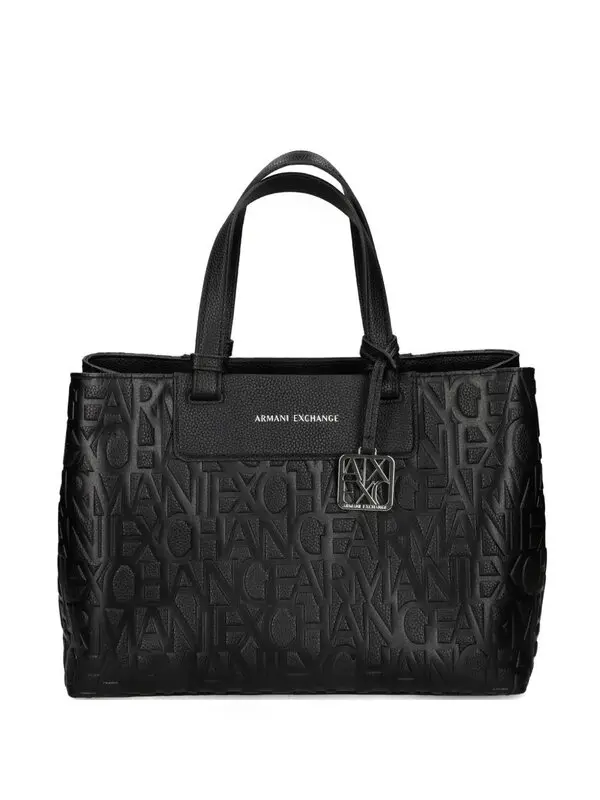 Armani Exchange Allover Logo Tote