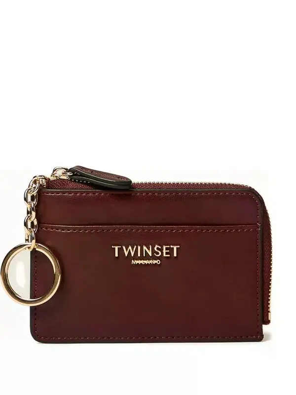 TWINSET Zip-around Cardholder - Brown