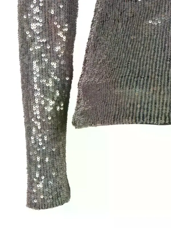 P.a.r.o.s.h Sequin-embellished Long-sleeve T-shirt