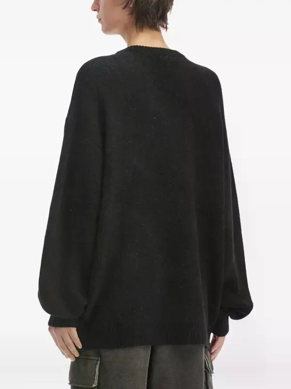 Izzue Graphic-print Crew-neck Sweater