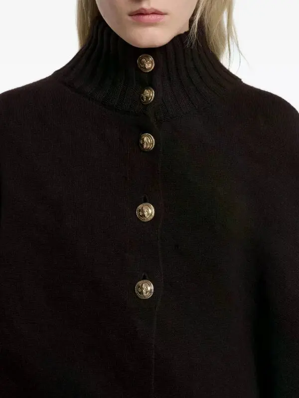 BARRIE High-neck Cape