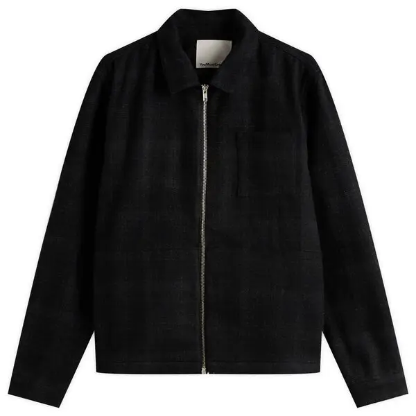 You Must Create Bowie Check Jacket - Black/charcoal