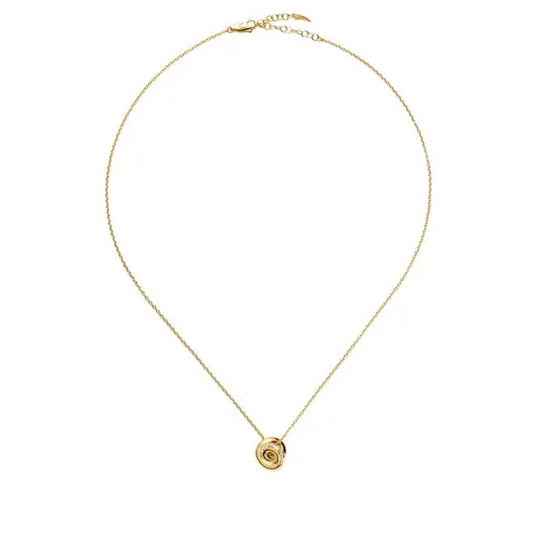 MISSOMA X Lucy Williams Pavé Knot Pendant Necklace - Gold