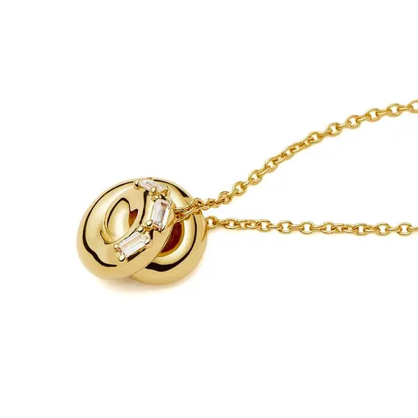 MISSOMA X Lucy Williams Pavé Knot Pendant Necklace