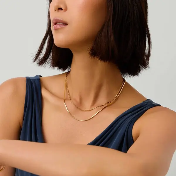 MISSOMA X Lucy Williams Horizon Link Chain Necklace - Gold