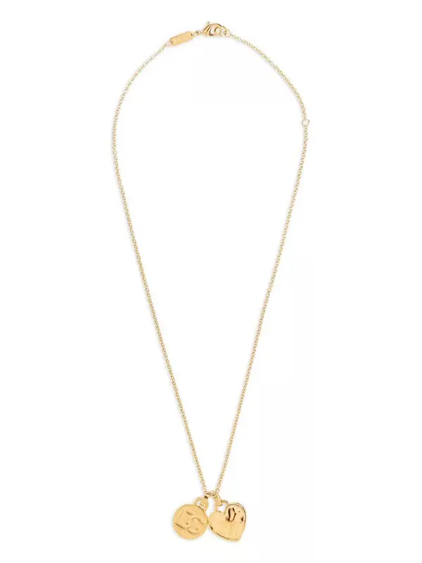 Dolce & Gabbana Logo-pendant Necklace - Gold