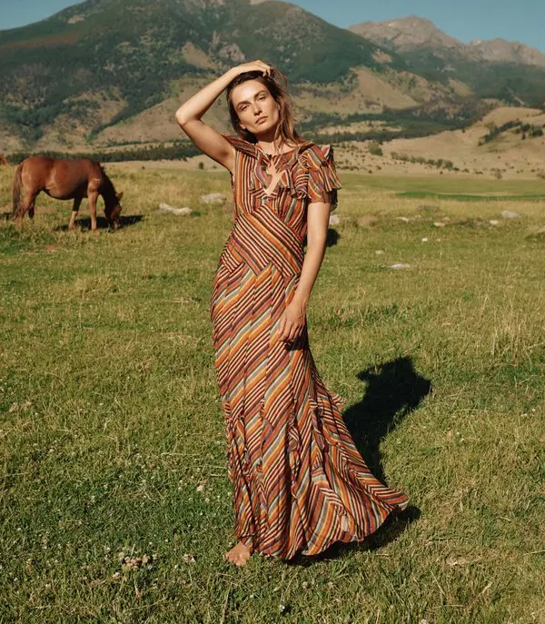 DÔEN Orphelia Maxi Dress - Hedy Stripe