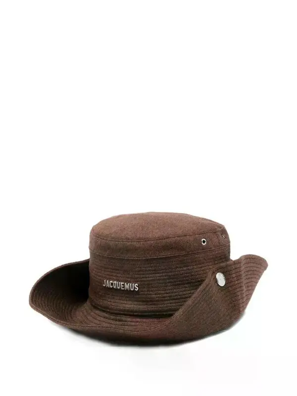 Jacquemus Le Bob De Nimes Bucket Hat - Brown