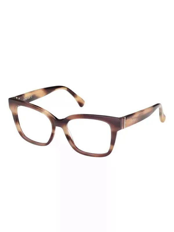 Max Mara Tortoiseshell Square-frame Eyeglasses