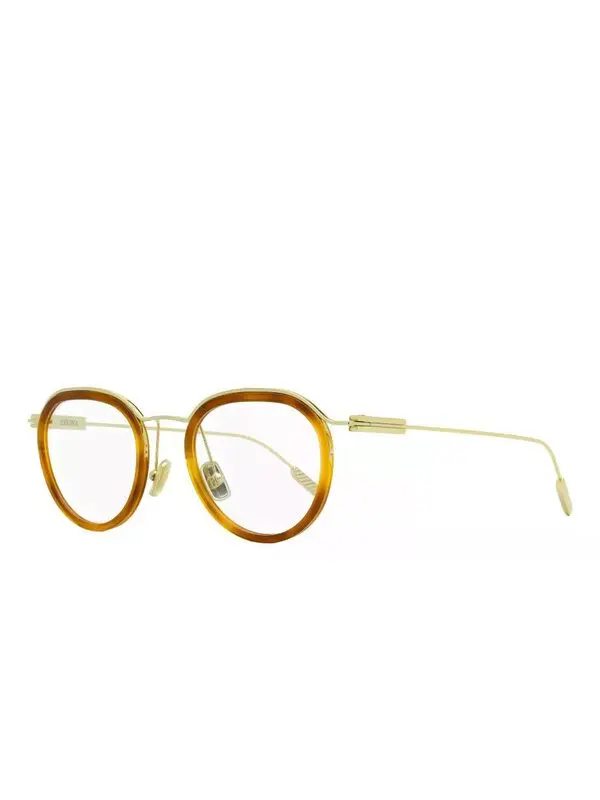 Zegna Oval Frame Eyeglasses