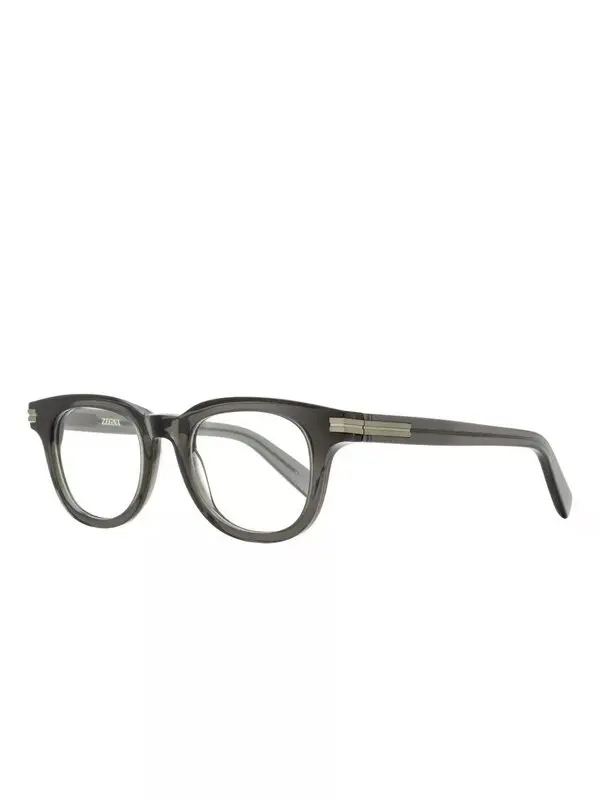 Zegna Oval Frame Eyeglasses