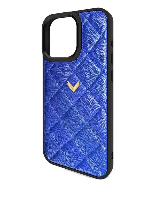 VELANTE Leather Iphone 16 Pro Max Phone Case - Blue