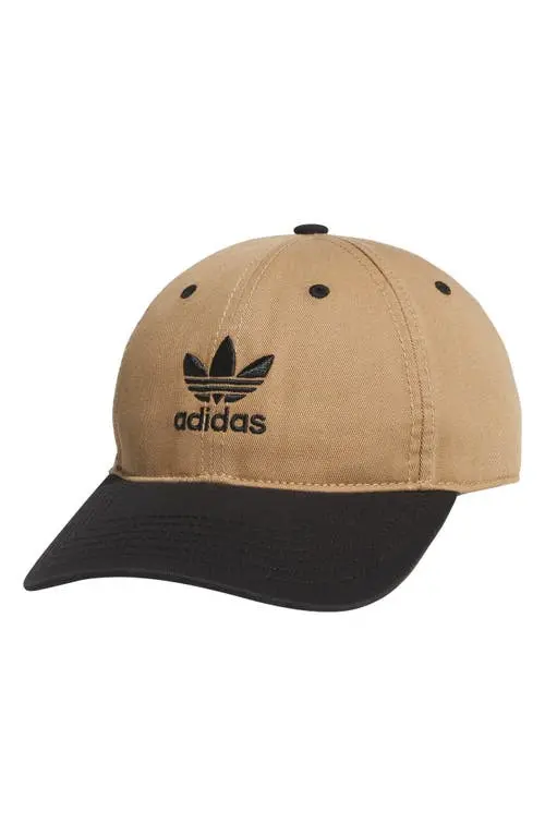 Adidas Trefoil Embroidered Baseball Cap - Light Brown