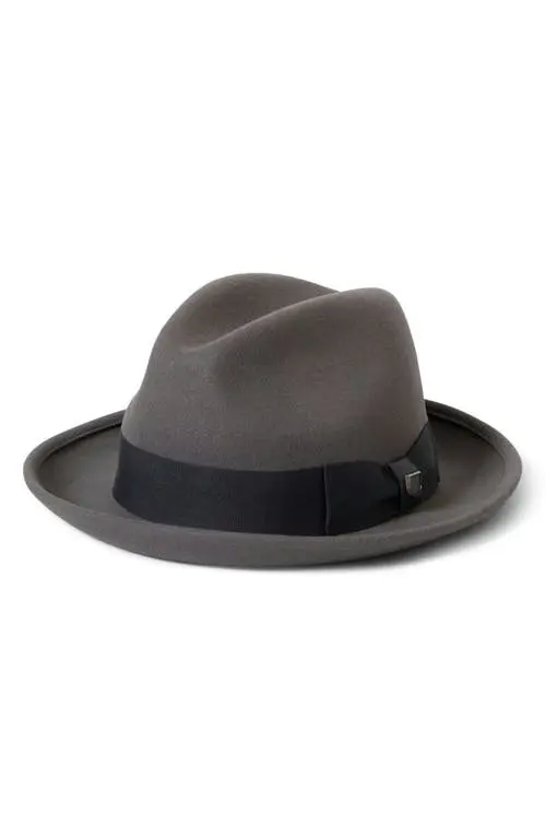 Brixton Horton Packable Fedora - Grey/charcoal