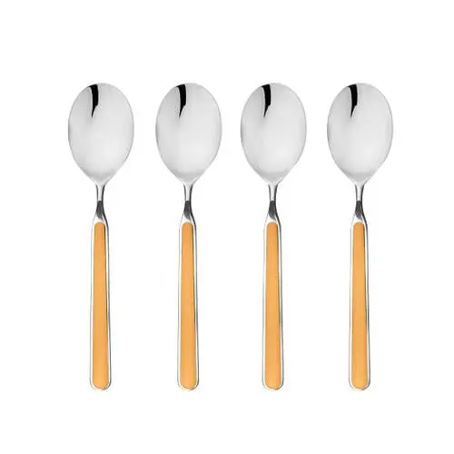 MEPRA Fantasia American Coffee Spoon Set4 Pieces - Orange