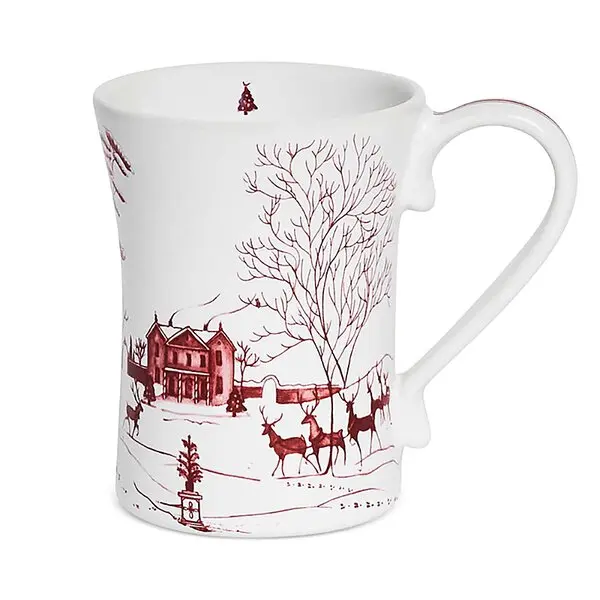 JULISKA Country Estate Winter Frolic Mug - Ruby