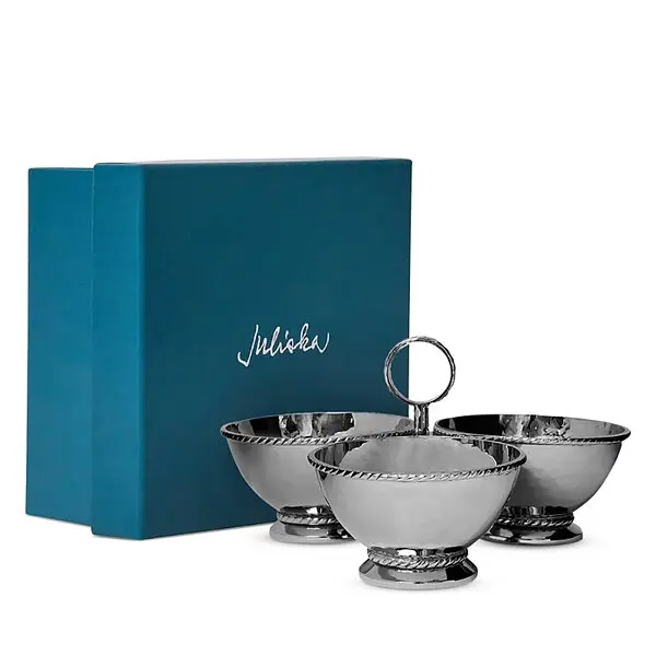 JULISKA Graham Triple Cocktail Bowl - Silver