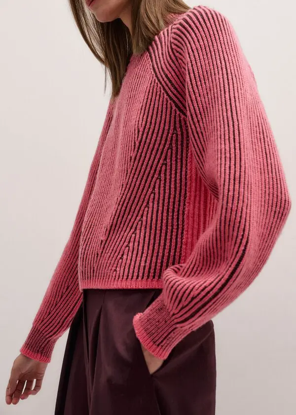 ME+EM Merino Fashioned Rib Jumper