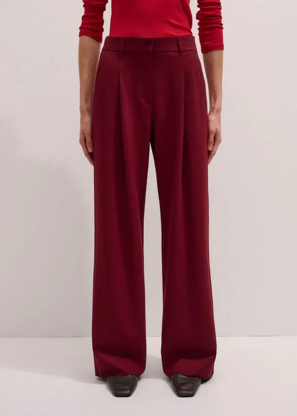 ME+EM Wide Leg Tailored Pants