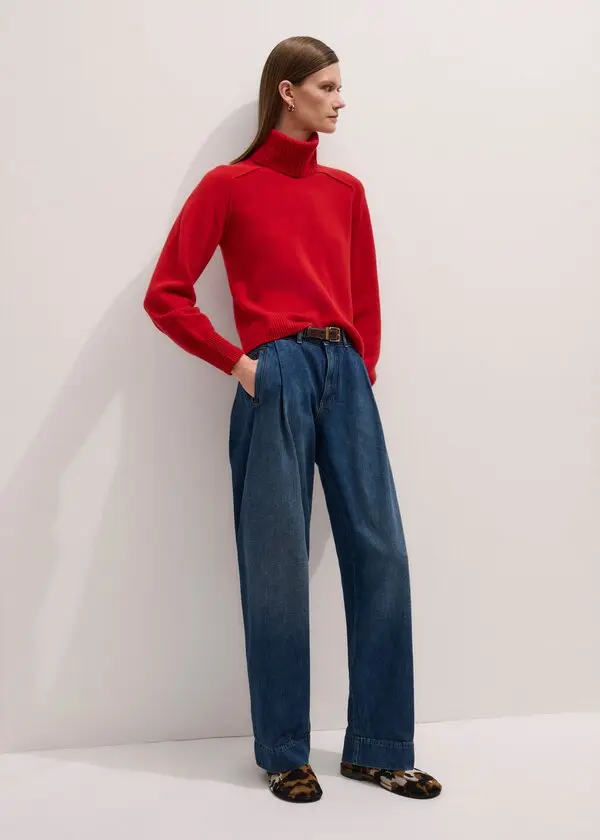 ME+EM - Cashmere Relaxed Jumper With Snood