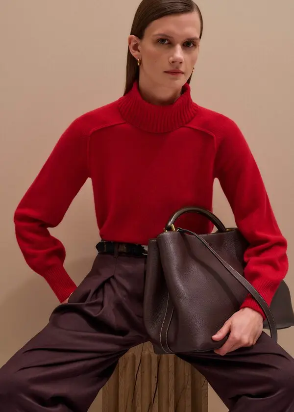 ME+EM - Cashmere Relaxed Jumper With Snood