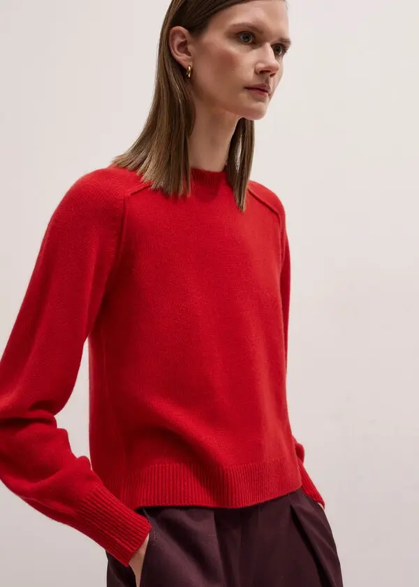 ME+EM - Cashmere Relaxed Jumper With Snood