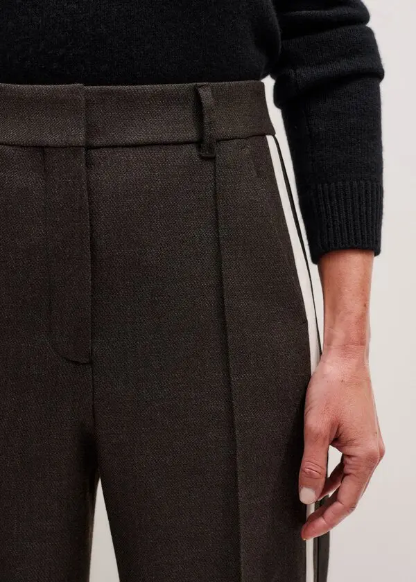 ME+EM Contrast Side Stripe Relaxed Pant