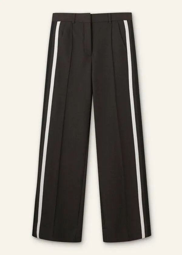 ME+EM Contrast Side Stripe Relaxed Pant