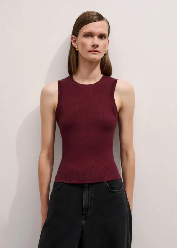 ME+EM Slim Merino Cashmere Vest